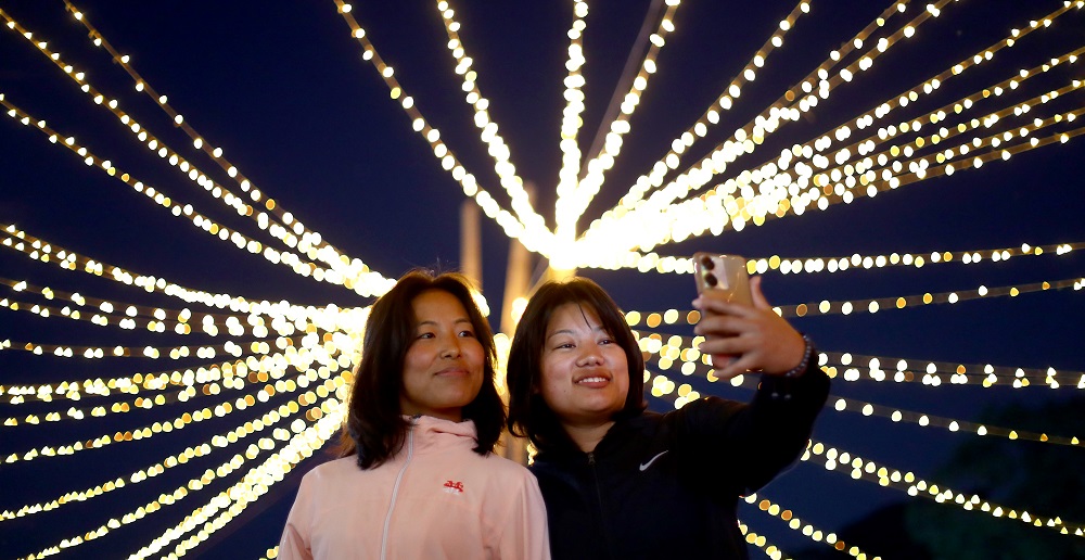 Chhath preparation in Gaurighat