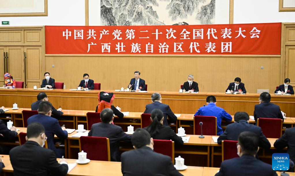 Delegates to 20th CPC National Congress continue holding group meetings