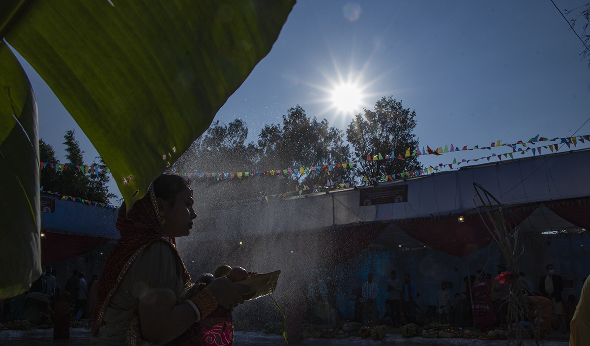 Chhath celebration in Kupandol (Photo Feature)