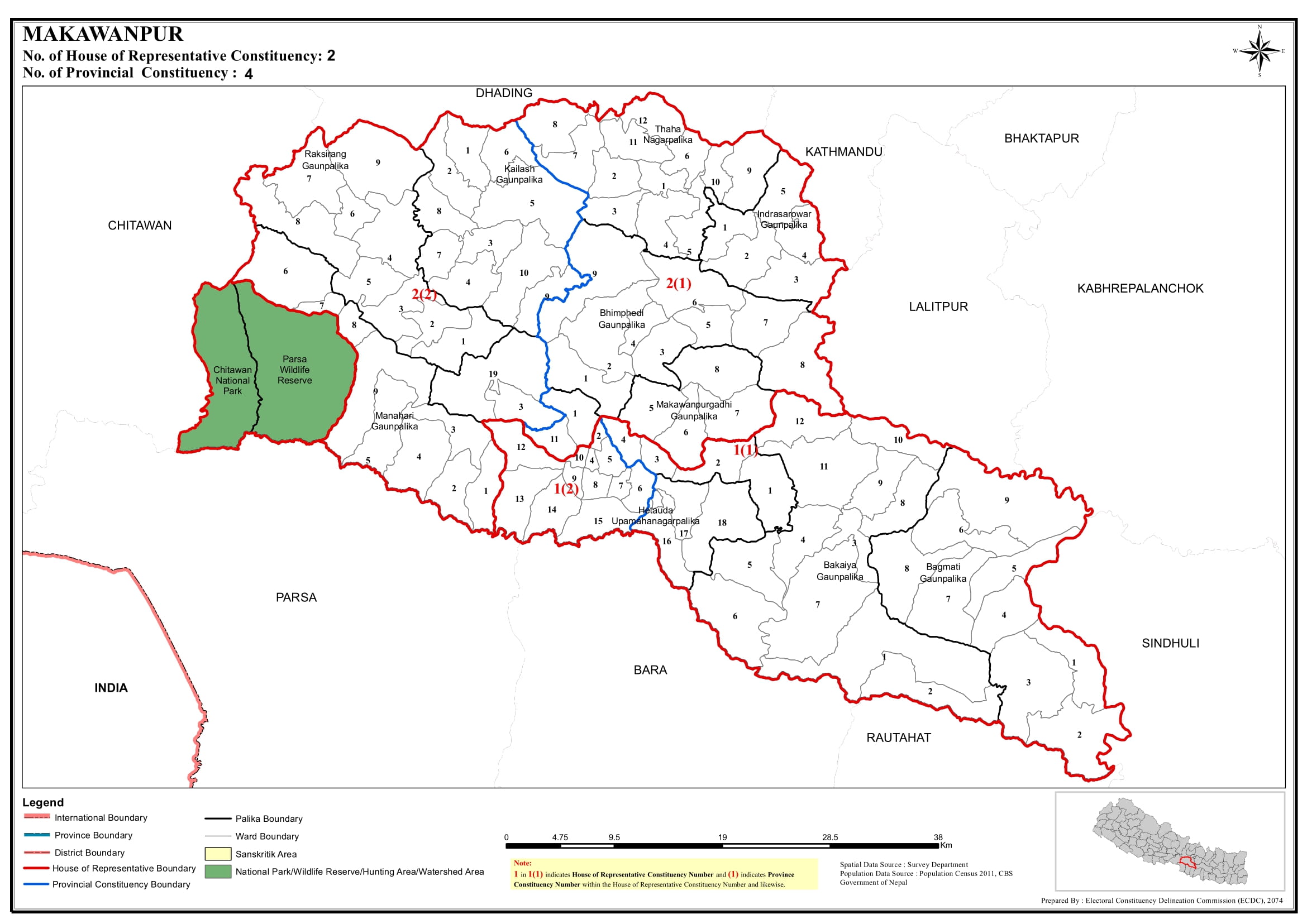 Vote count begins in Makawanpur