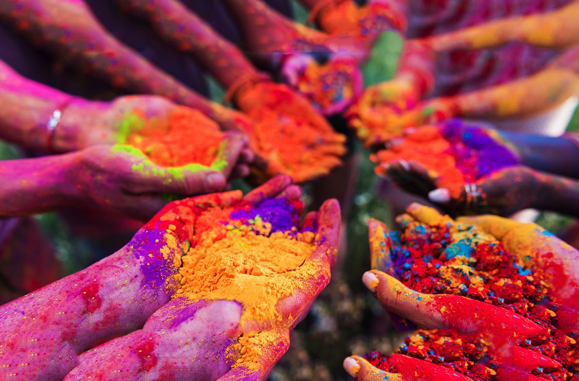 Holi festival being celebrated in Tarai today