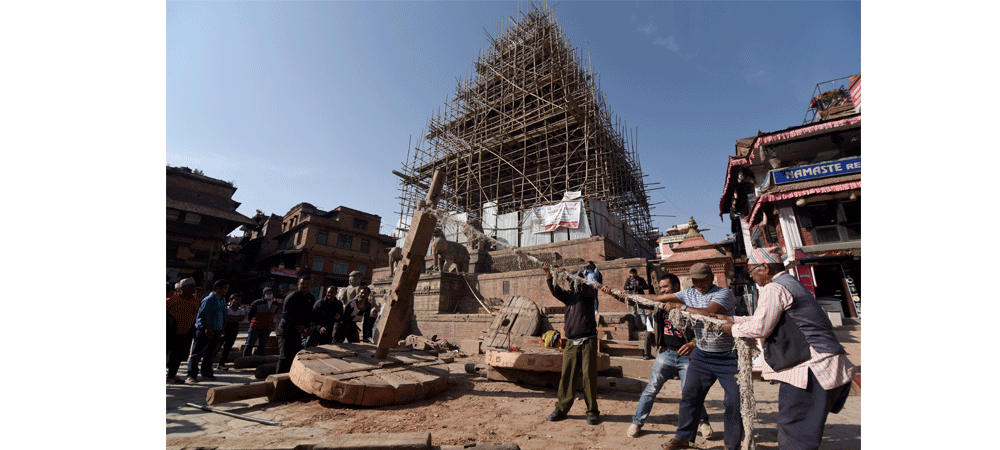 Preparations for Biska: Jatra underway