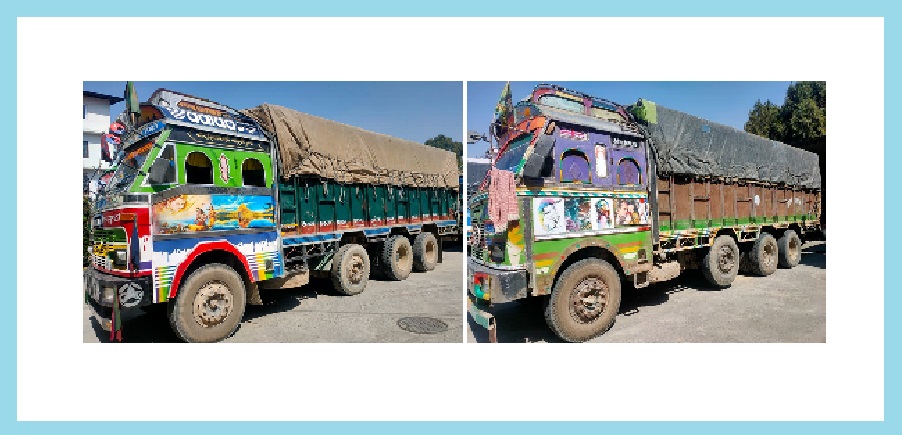APF seizes two trucks with 42 tons of sugar from Nawalparasi