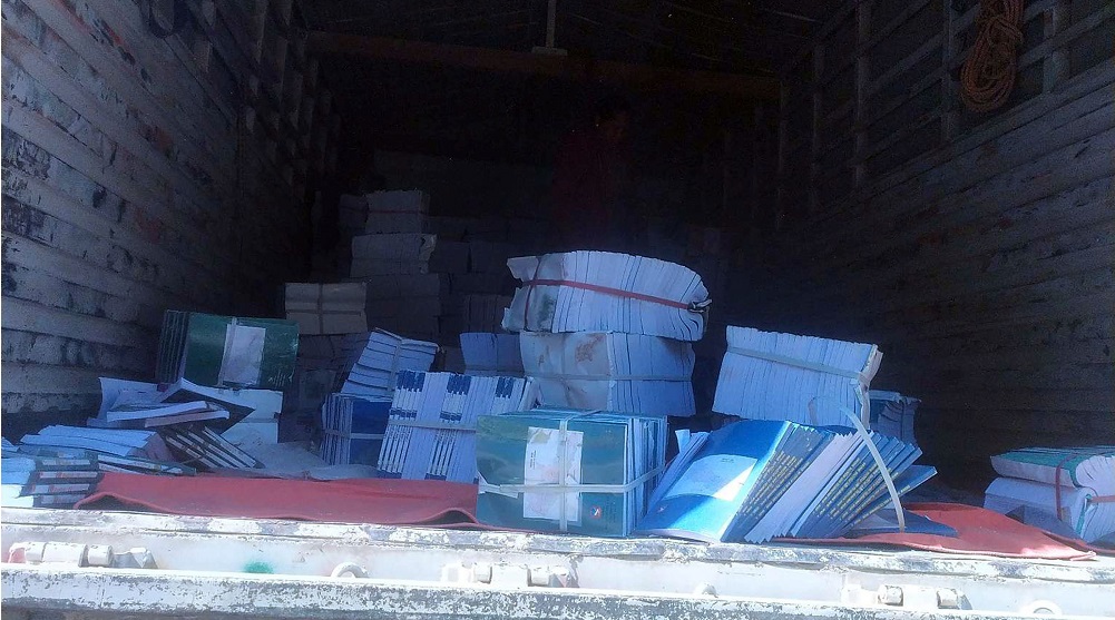 Unlike in past, school textbooks reach Humla before academic year
