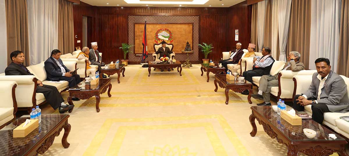 Top leaders of ruling parties holding meeting