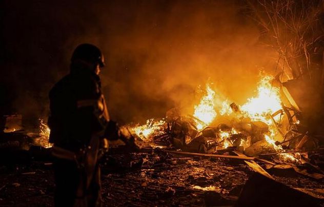 Russia launches 'exceptional' air attack on Kyiv