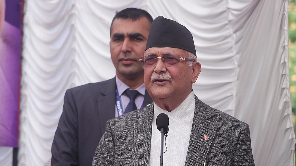 UML Chair Oli calls for fulfilling dreams of Bhandari, Ashrit
