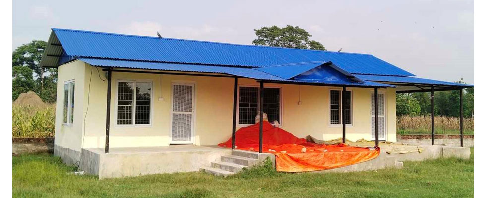 Ward office being used to store maize