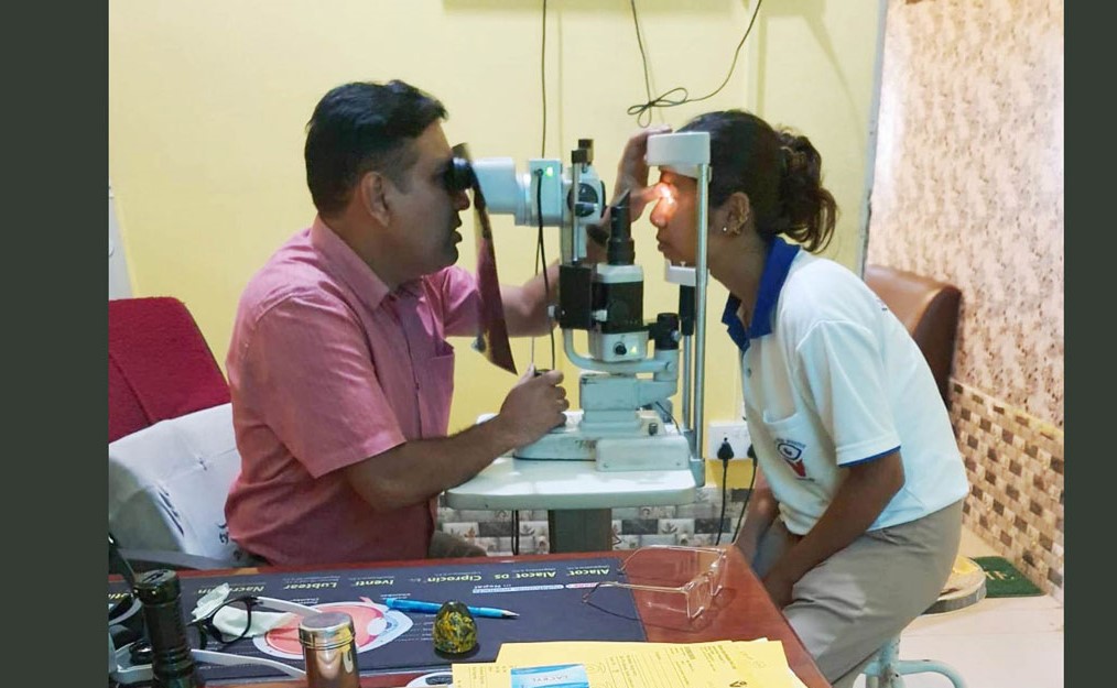 Conjunctivitis spreads in Dhading