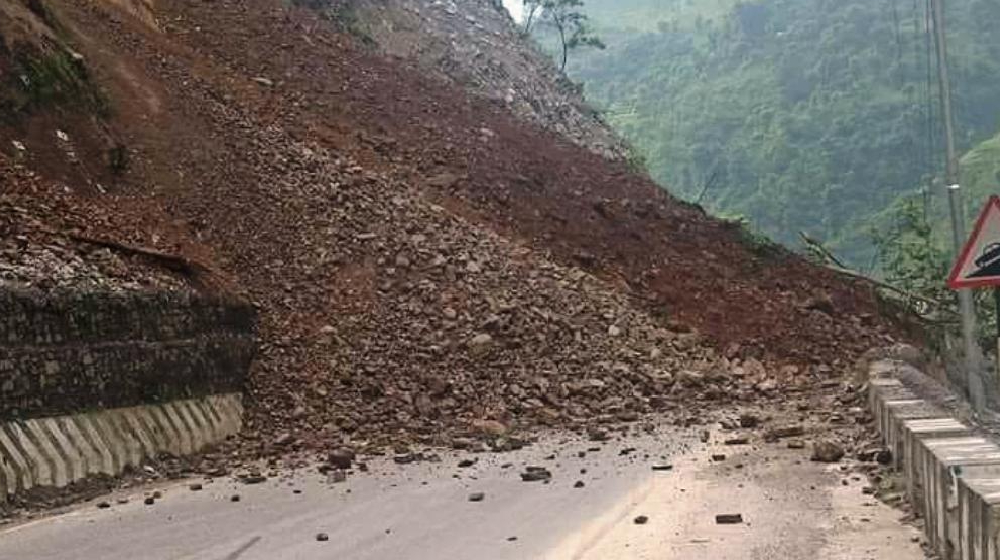 Prithvi Highway disrupted in Tanahun