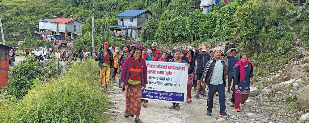 Obstruction in Arun III project continues for 12 days