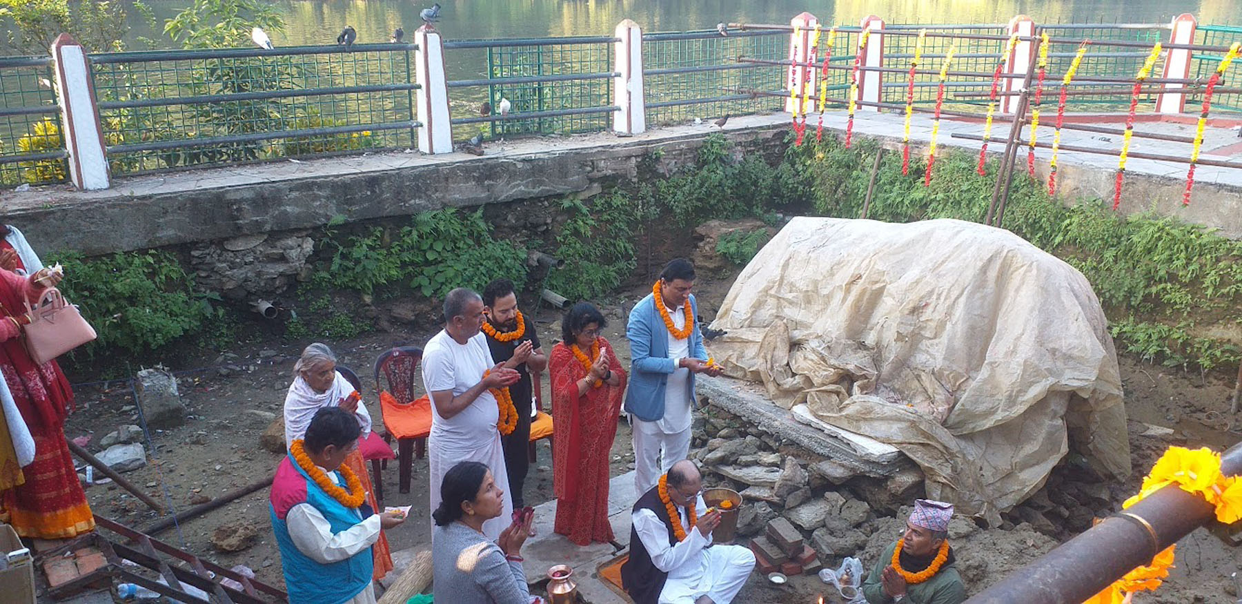 Reconstruction of Talbarahi Temple begins