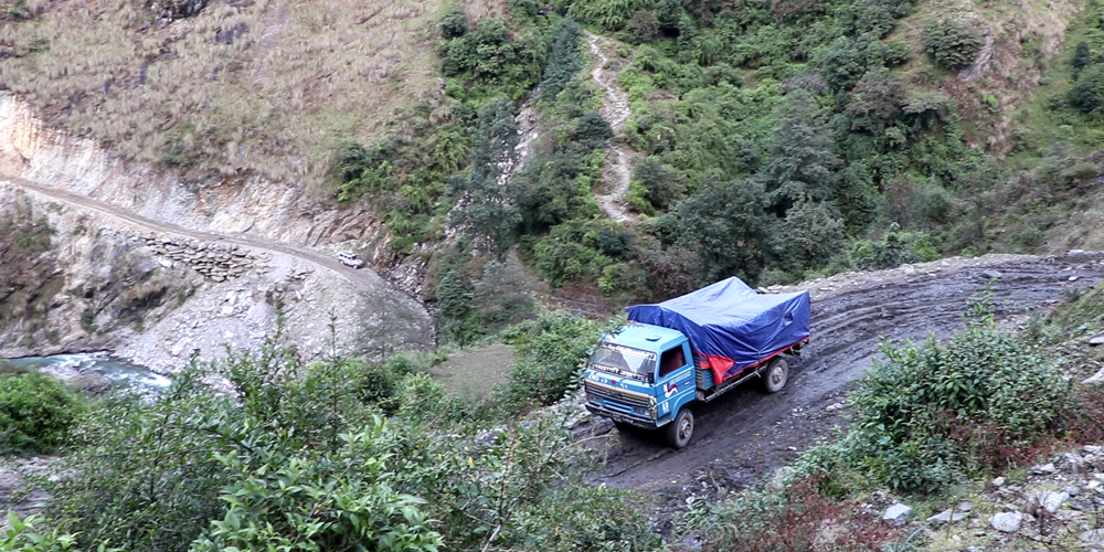 Dhading's remote Tipling connected with road