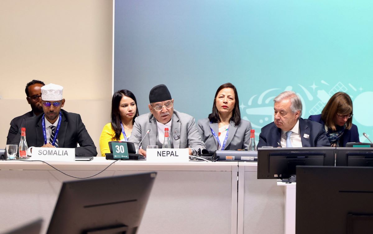 LDC Chair PM Prachanda addresses EW4ALL, an event at COP 28