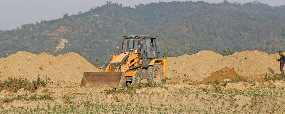 Construction of Hetauda-Inaruwa 400kV transmission line in progress