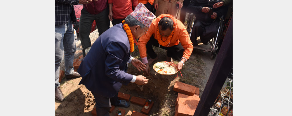 LMC begins building disabled-friendly overhead bridge