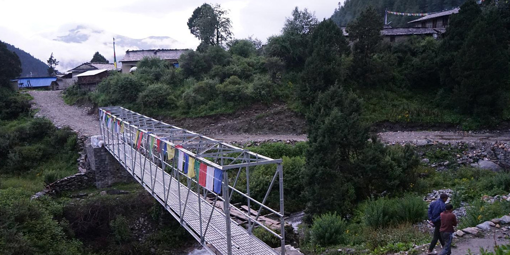 Bridge constructed over Uttarkhola adopting truss technology