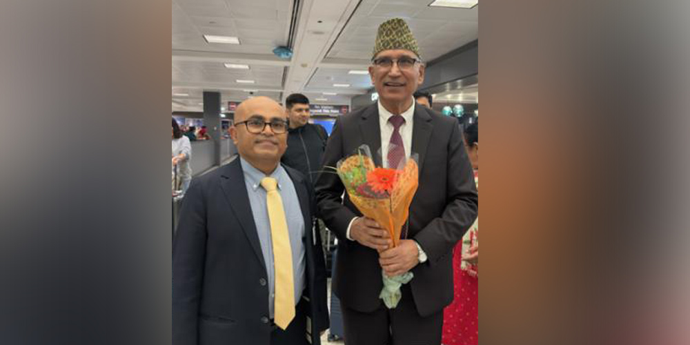 Finance Minster Poudel in Washington D.C.