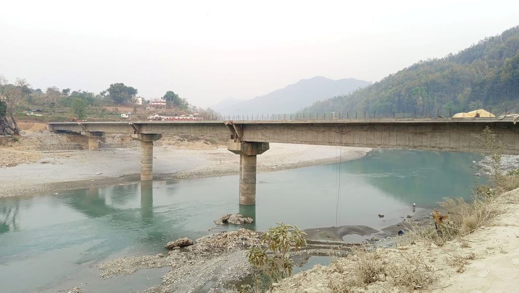 Bridge linking Gandaki and Lumbini provinces constructed