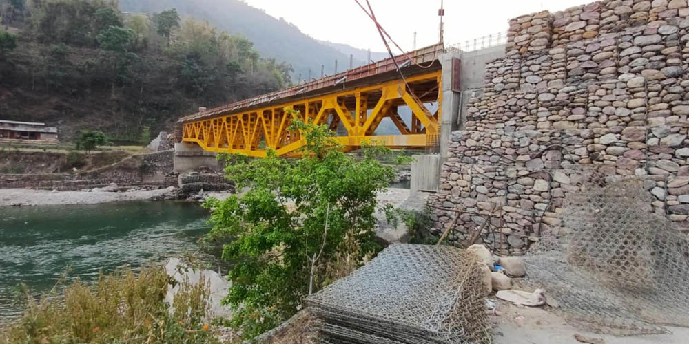 Bridge constructed at Jhedi in Gulmi's Musikot Municipality