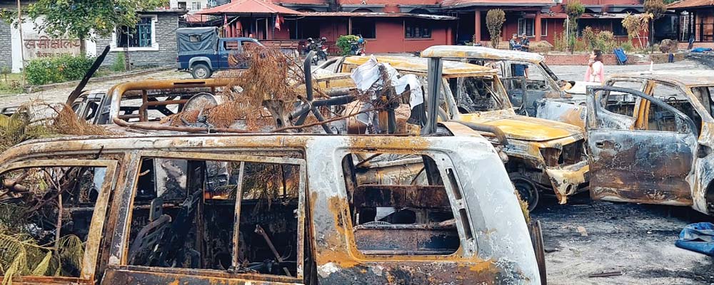 Gen Z protest leave trail of unimaginable vehicle damage